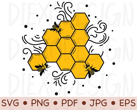 Beehive PNG Beehive SVG Bee Clipart Beehive Vector Bees Etsy México