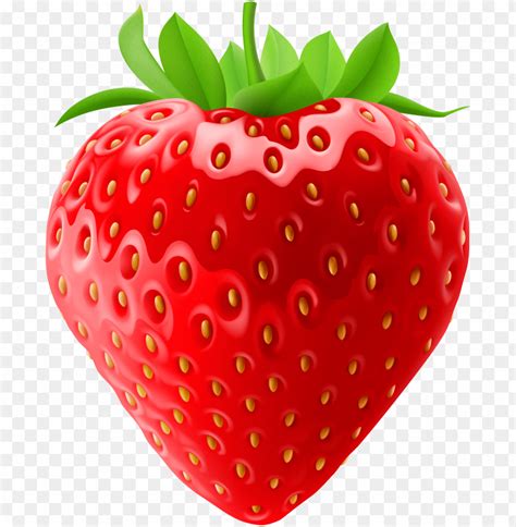 Strawberry Fruit Clipart Transparent Background Strawberry Clipart
