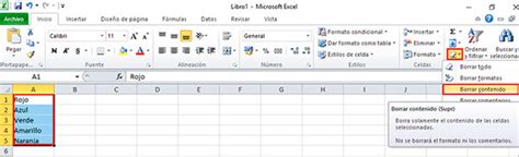 C Mo Borrar El Contenido De Las Celdas En Excel F Cil Y Sin F Rmulas