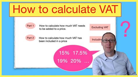 how to calculate vat gcse youtube