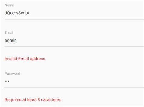bootstrap 4 form validation with html5 jquery plugin