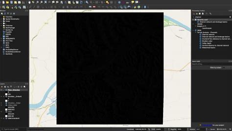 How To Extract Surface Flow Directions In QGIS Equator
