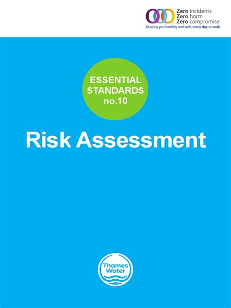 essential standard 10 risk assessment pdf pdf risk assessment risk