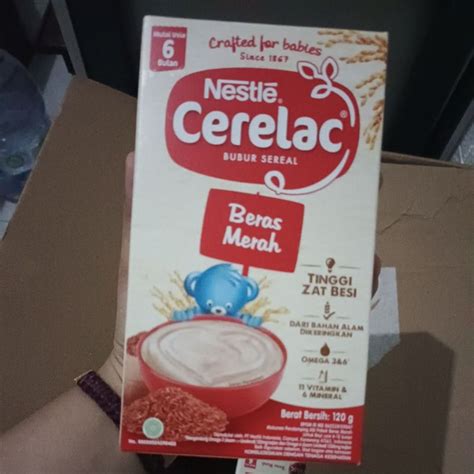 Jual Nestle Cerelac Bubur Bayi Instant Usia 6 24 Bulan Rasa Beras Merah