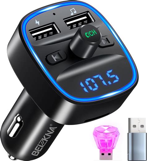 Transmetteur FM Bluetooth pour voiture kit adaptateur récepteur radio