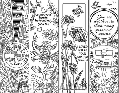 Bible Verse Free Printable Bible Bookmarks To Color