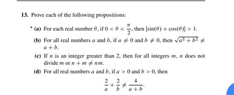 Solved Prove Each Of The Following Propositions A Chegg