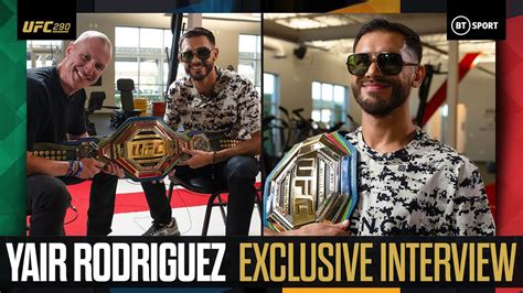 Yair Rodriguez EXCLUSIVE Custom Belt Inspiring Next Generation