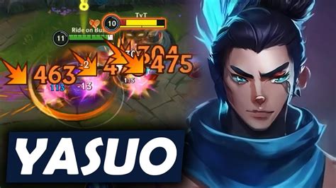 WILD RIFT YASUO MID LANE GAMEPLAY IN SEASON 14 BUILD RUNES YouTube