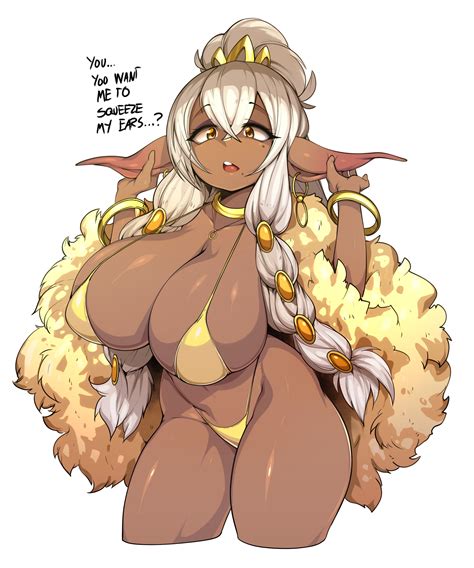 Rule 34 1girls 2021 Arms Up Bikini Breasts Brown Skin Dark Skinned Female Dark Elf Dark Skin
