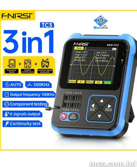 FNIRSI DSO TC3 3in1 Digital Oscilloscope MCS