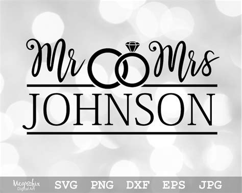 Mr And Mrs Monogram SVG Wedding Monogram Svg Mr Mrs SVG Etsy