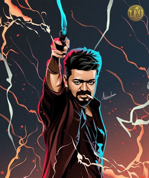 Thalapathy Vijay Leo Movie Poster New Movie Posters Photo To Video