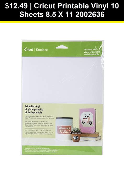 Cricut Printable Clear Sticker Paper