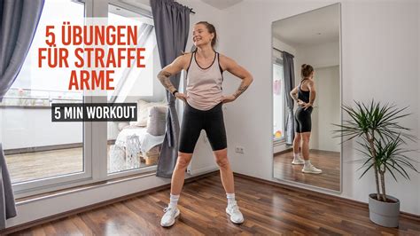 5 Übungen für straffe Arme 5 Minuten Workout Arme Workout no