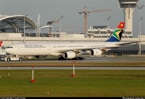 ZS SND South African Airways Airbus A340 642 Photo By Rudolf Schider