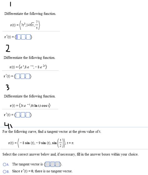 solved differentiate the following function differentiate