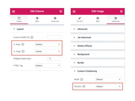 How To Align Elementor Sections And Columns Holdersing
