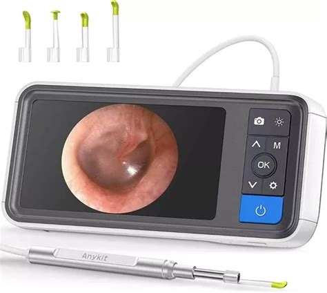 Otoscopio Digital Con Pantalla 4 5 Pulgadas Y Cámara 3 9mm Meses sin