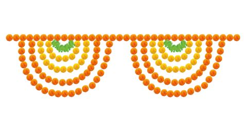 Toran Marigold Decoration Ganesh Chaturthi Diwali Karwa Choth Indian