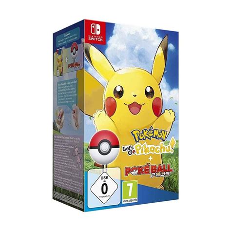 Jogo Pokémon Let s Go Pikachu Pokéball Plus Bundle Switch