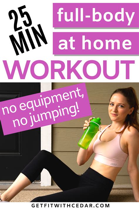 Full Body At Home Workout No Equipment Beginner Full Body Workout Full