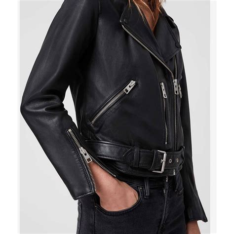 Women S Asymmetrical Zipper Balfern Biker Leather Jacket Jackets Masters