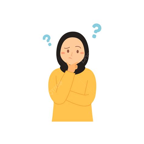 Confused Woman Png Transparent Confused Woman In Hijab Concept