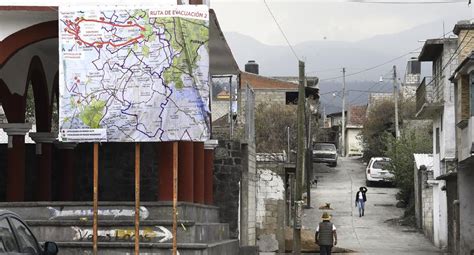 Volcán Popocatépetl Gobierno y autoridades mexicanas supervisan ruta