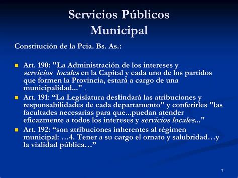 PPT SERVICIOS PÚBLICOS MUNICIPALES PowerPoint Presentation free