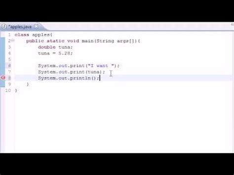 Java Programming Tutorial 5 Variables YouTube