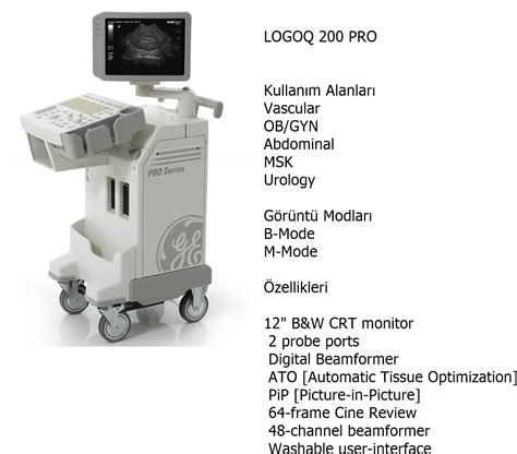 Demmedikal General Electric Ultrason ve Renkli Doppler Cihazları