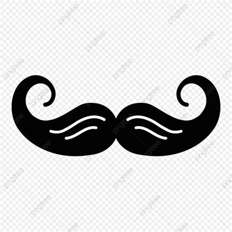 Ilustraci N De Dise O De Icono De Bigote Png Dibujos Bigote Clipart