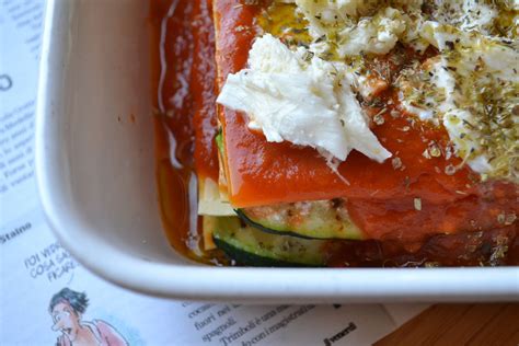 Lasagne aux courgettes ricotta et truite fumée Hum ça sent bon
