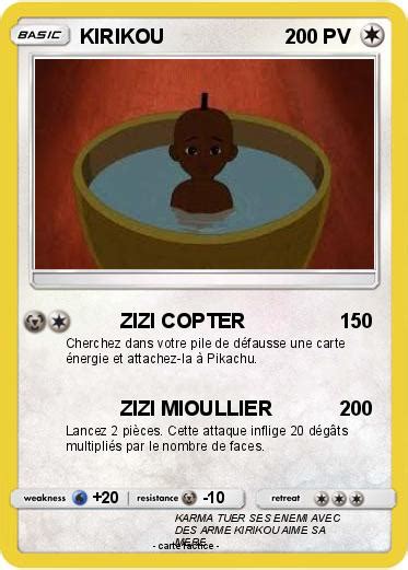 Pokémon KIRIKOU 49 49 ZIZI COPTER Ma carte Pokémon