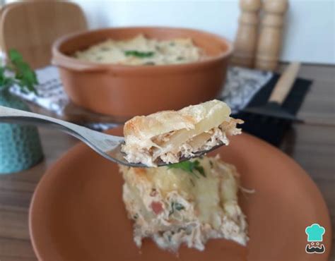 Frango Desfiado Batatas Ao Forno BACON E MUITO CREMOSO