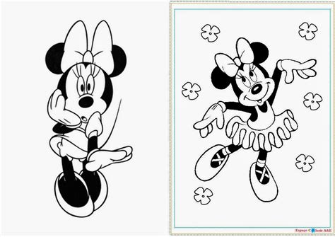 Minnie Libro Para Colorear Para Imprimir Gratis Ideas Y Material