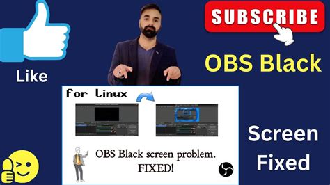 How To Fix OBS Black Screen Problem In Linux And Windows Laptop YouTube