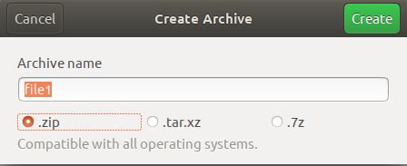 How To Compress Files Folders To Zip Tar Xz And 7z Format In Ubuntu