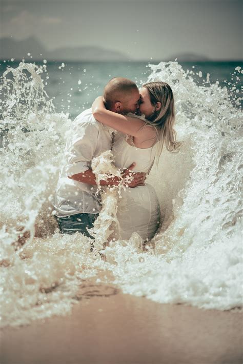 Ensaio Casal Na Praia Fotos De Casamento Na Praia Fotografia De