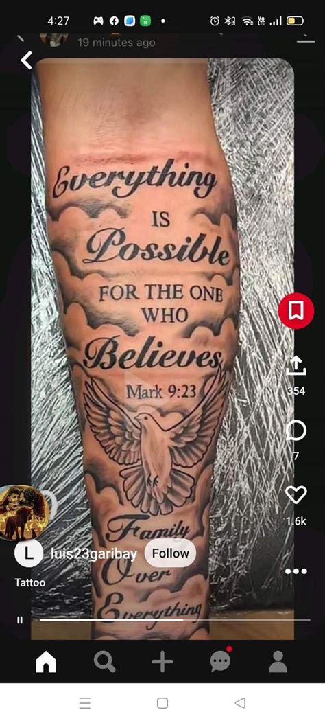 Pin On Quick Saves Half Sleeve Tattoos For Guys Bible Quote Tattoos