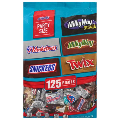 El Super Snickers Twix Milky Way Musketeers Variety Pack Milk