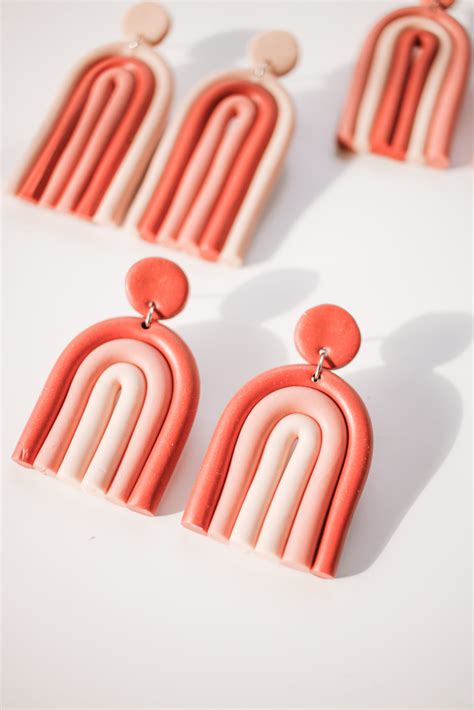 Diy Polymer Clay Earrings Kit Beads Diy Kit Bead Set Pendant Earring