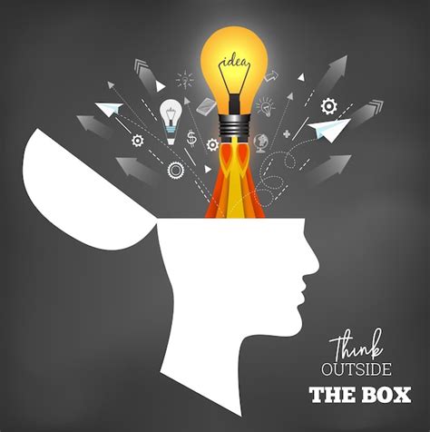 Premium Vector Think Outside The Box