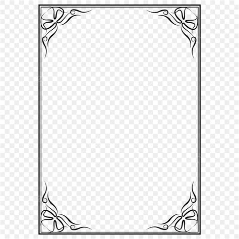 Resumo De Moldura De Borda De Capa A4 PNG Capa A4 A4 Fronteira
