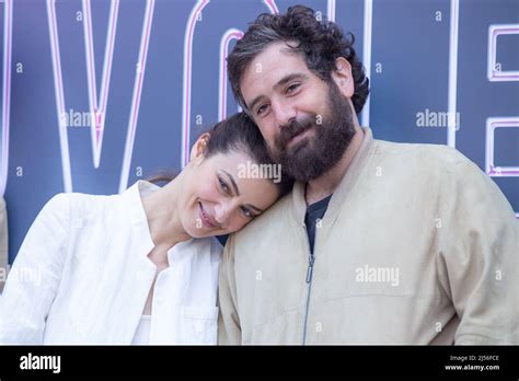 Rome Italy 20th Apr 2022 Italian Actress Barbara Ronchi And Tommaso