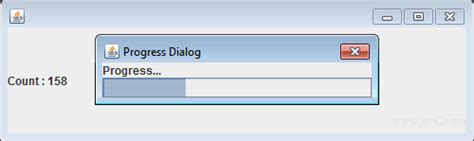 Java Tutorial Create A Modal Progress Dialog With Jprogressbar In Java