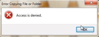 Windows Error Copying File