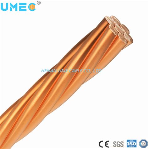 Stranded Bare Conductor 16 AWG 4 0 AWG Bare Copper China Bare Copper