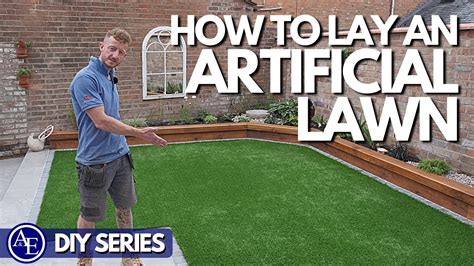 How To Lay An Artificial Lawn Diy Series Youtube